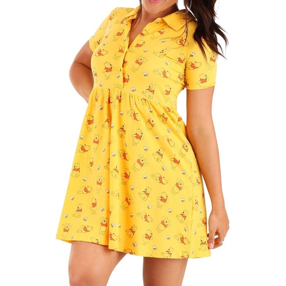 cakeworthy | Dresses | Nwt Cakeworthy Disney Winnie The Pooh Yellow ...